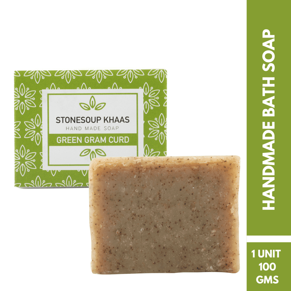 Stonesoup Khaas Bath Soap | Greengram Curd (100gm) bar